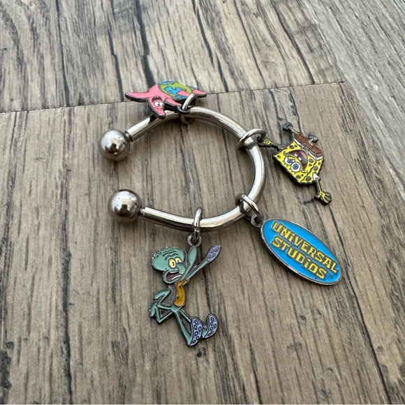 Accessories | Universal Studios Spongebob Circle Keychain | Poshmark